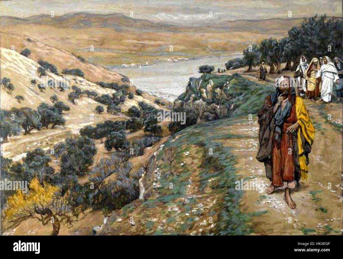 Jesus and the rich young man hi-res stock photography and images - Alamy