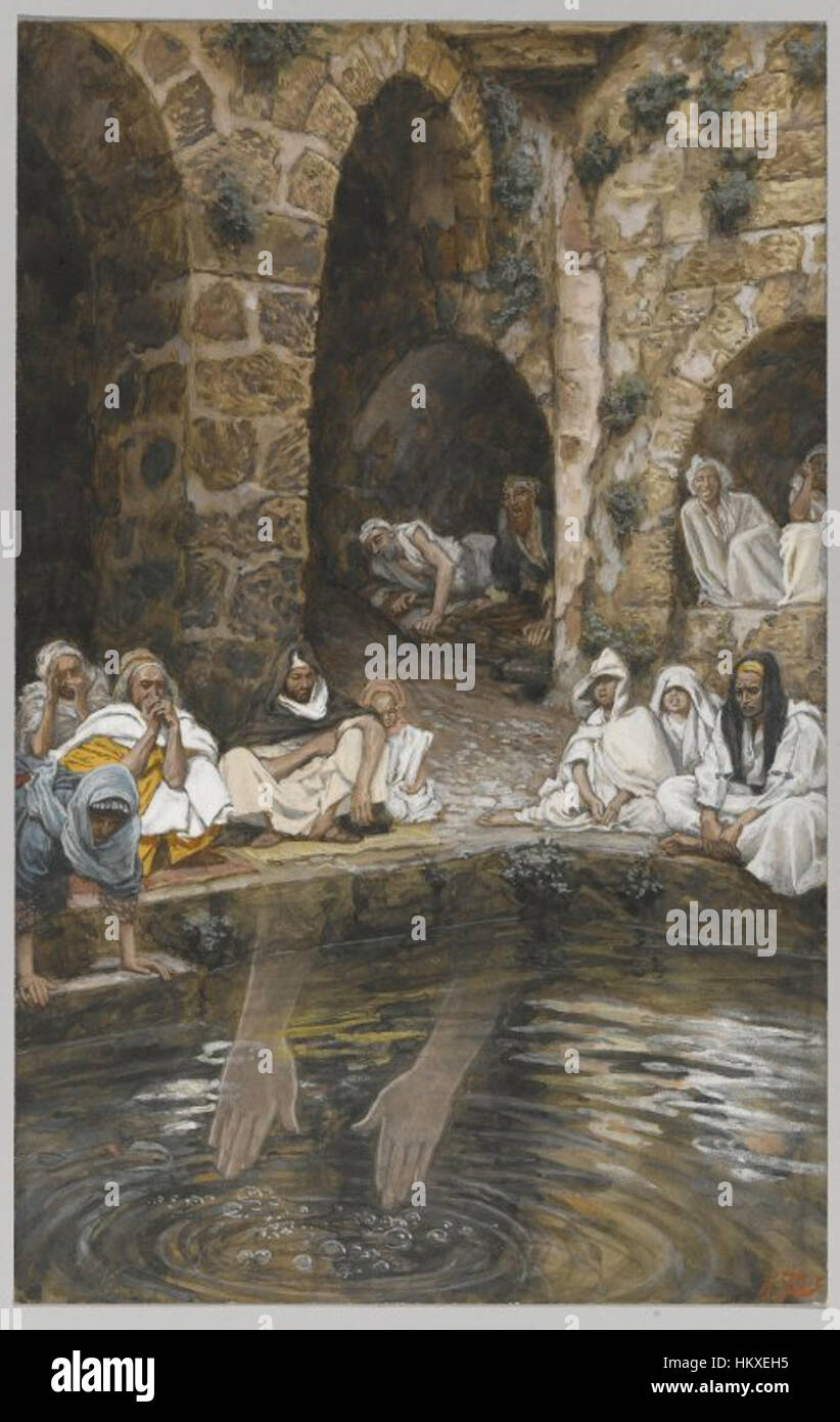 James Tissot's painting 'The Pool of Bethesda' depicts the biblical ...