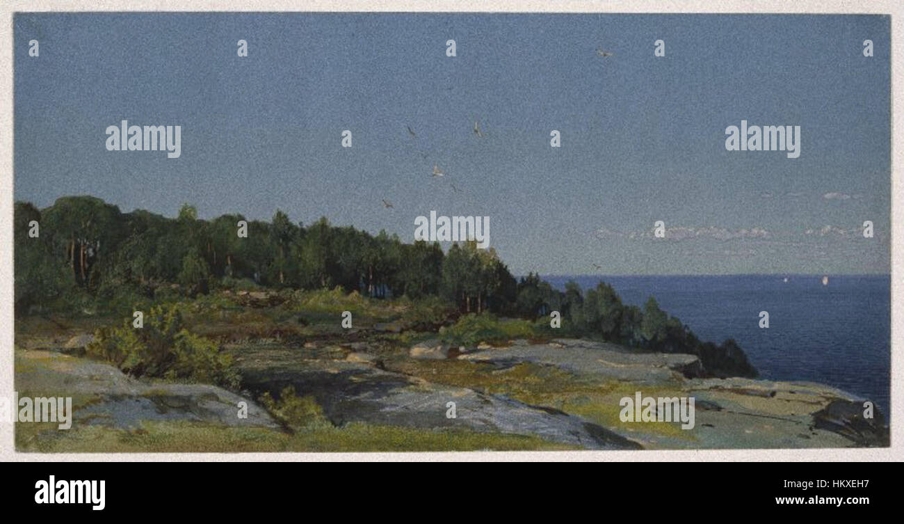 *The Sakonnet River* by William Trost Richards captures the tranquil ...