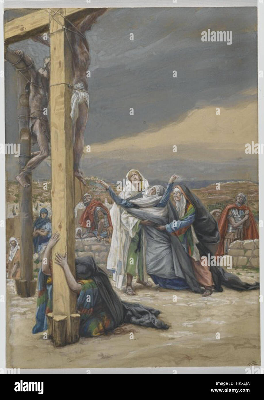 James Tissot’s 'The Sorrowful Mother (Mater Dolorosa)' portrays the ...