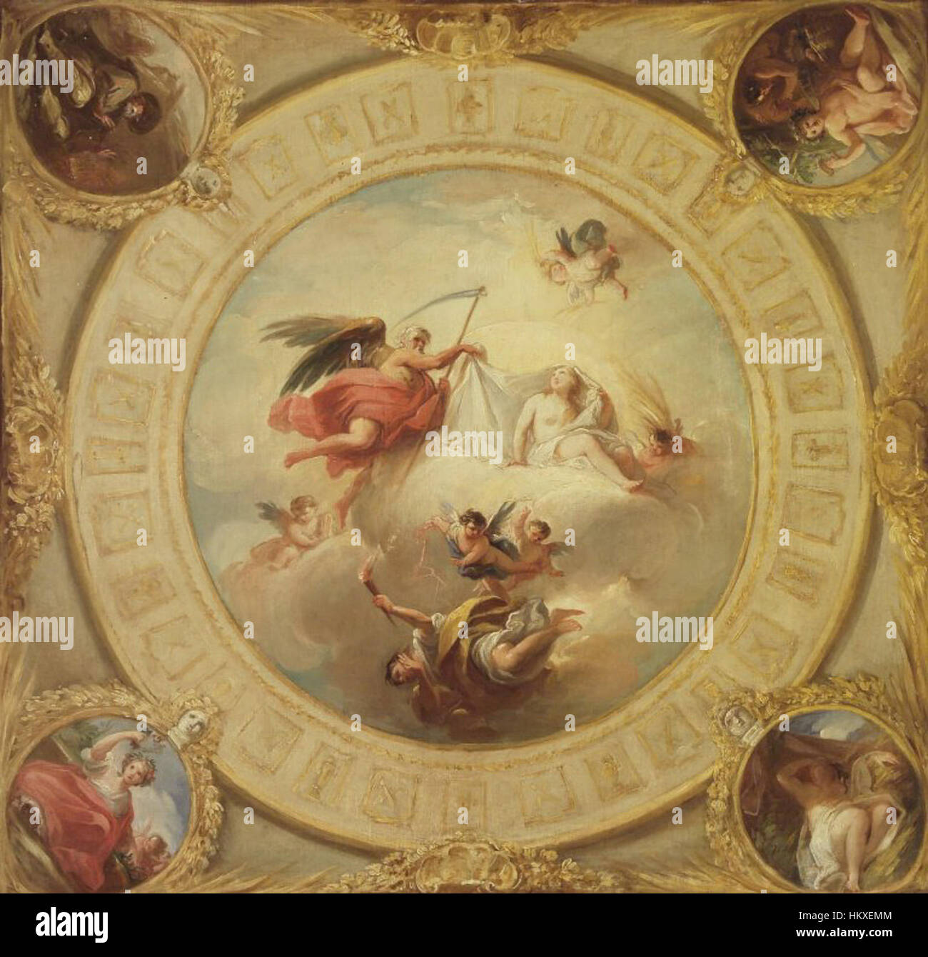 Mariano Salvador de Maella’s sketch 'Time Discovering Truth' at the ...