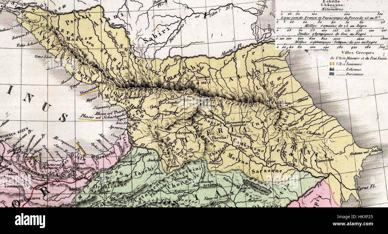 This 1875 map by Brue and Levasseur depicts regions of Asia Minor ...