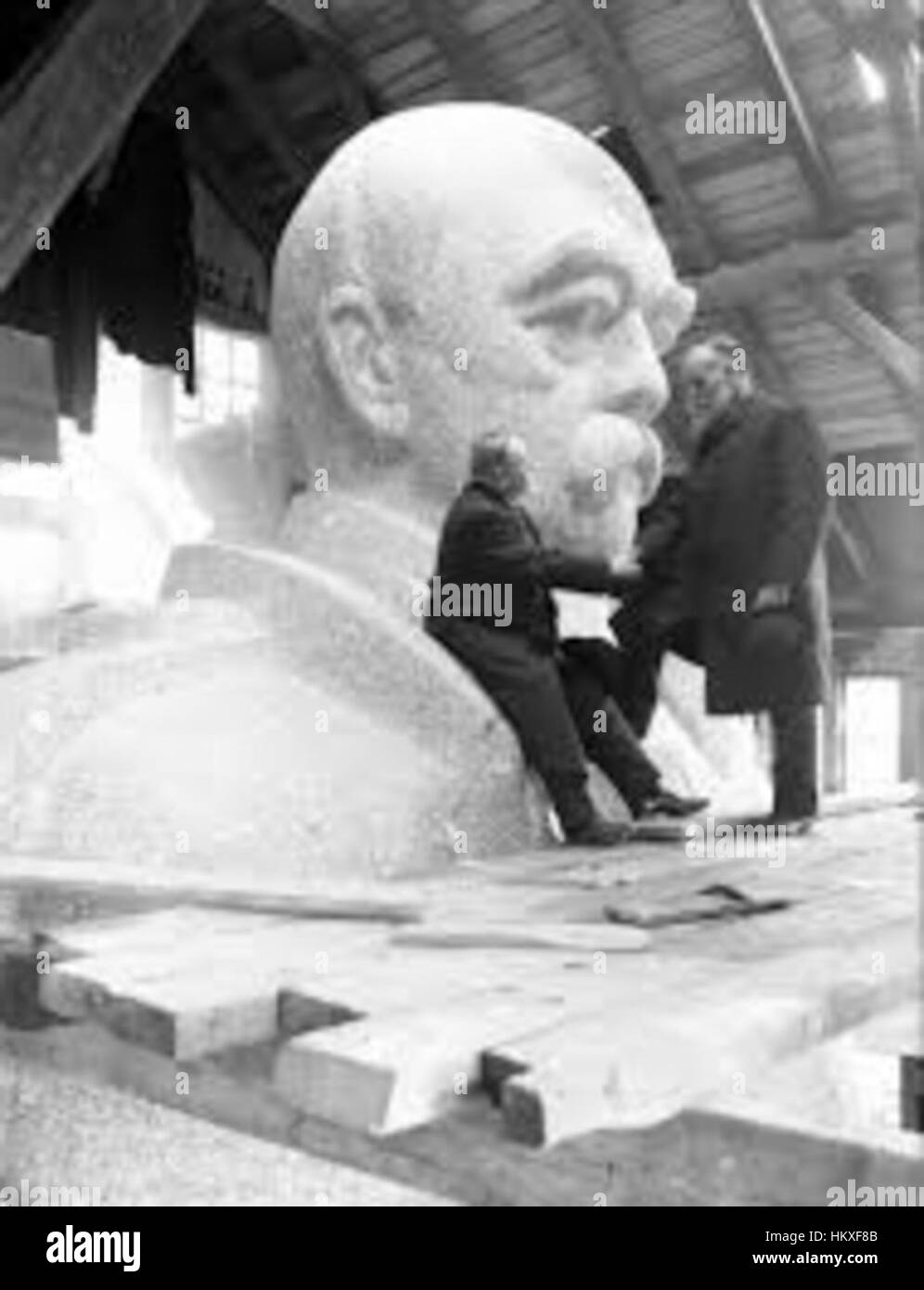 The 'Bismarck Kopf' (Bismarck Head) is a historic painting depicting ...