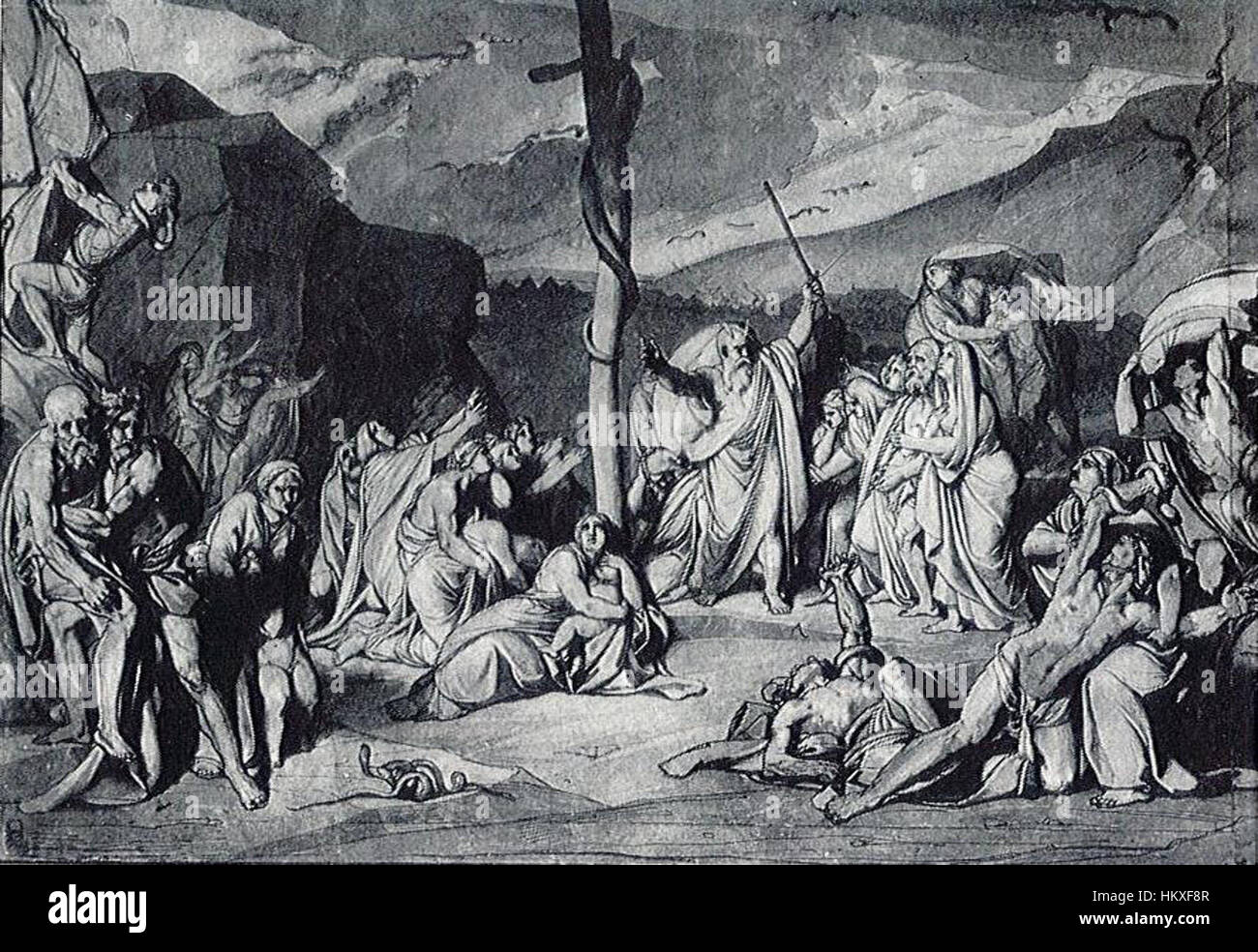 *Bruni Brazen Serpent* is a study from the early 19th century ...