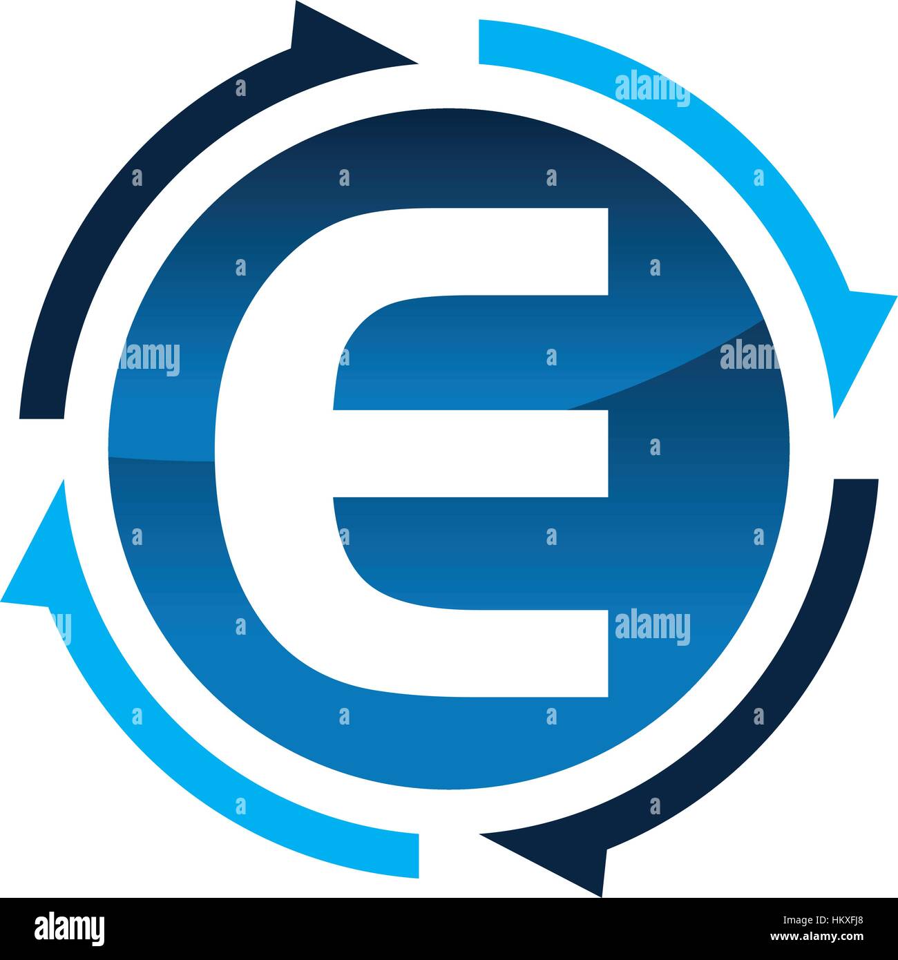 Process Planner Center Letter E Stock Vector Image & Art - Alamy