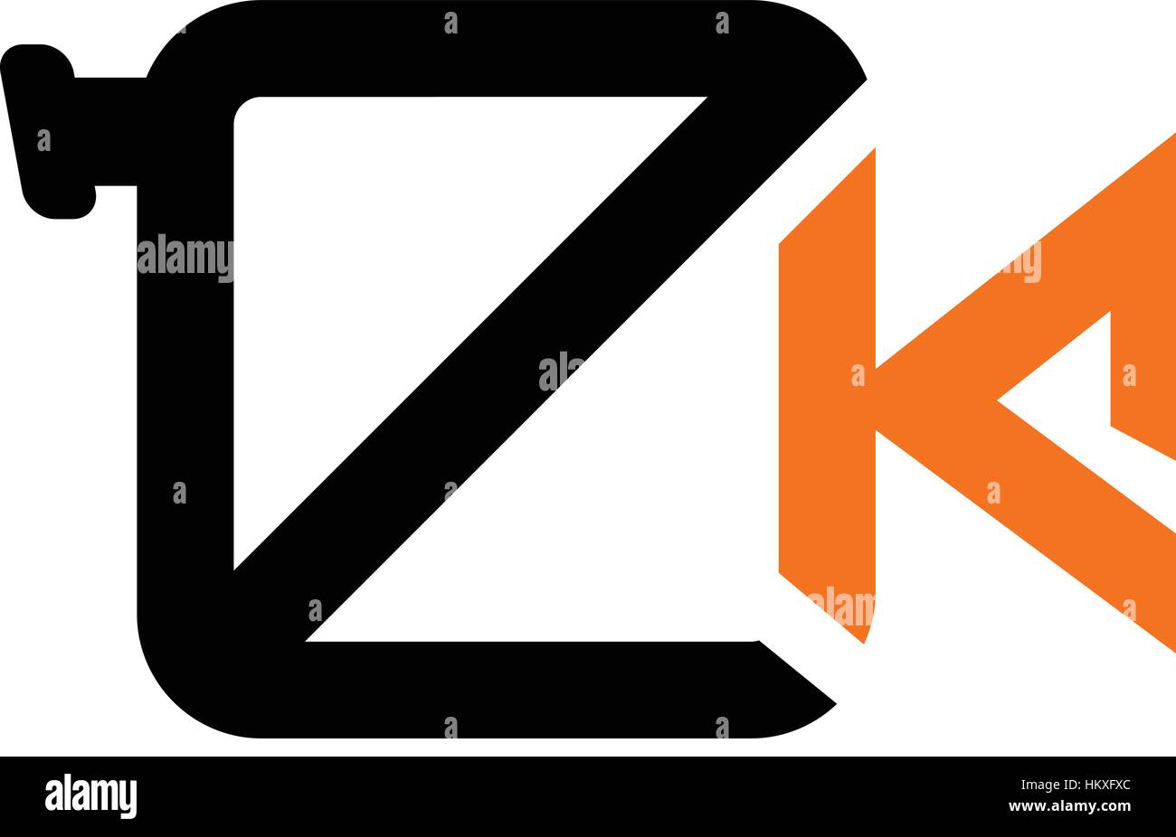 Letter ek Stock Vector Images - Alamy