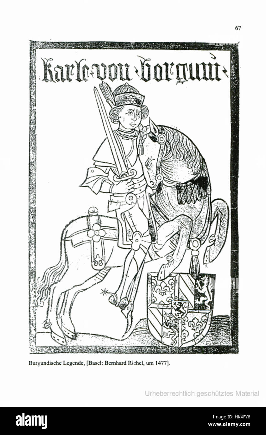 'Burgundische Legende' is a work of art depicting the legendary tales ...