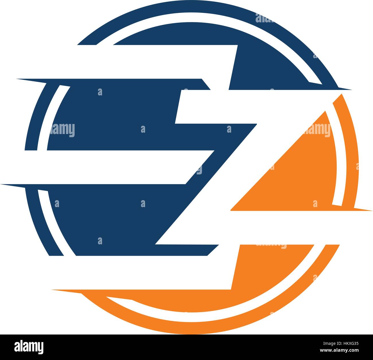 Letter E Z Logo Stock Vector Image & Art - Alamy