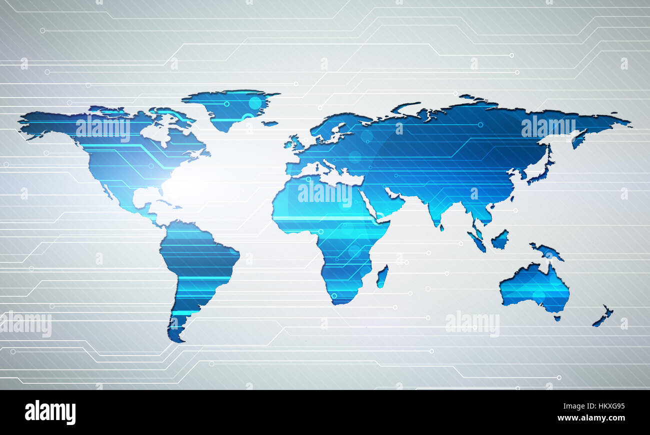 World the world map hi-res stock photography and images - Alamy