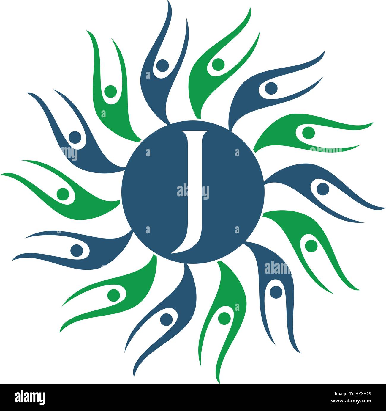 Community Social Initial J Stock Vector Image & Art - Alamy
