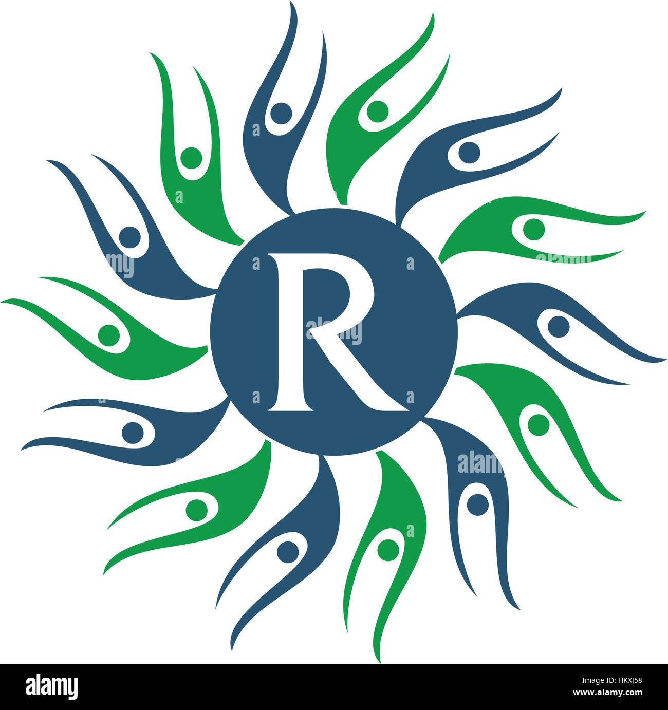 Initial r Cut Out Stock Images & Pictures - Alamy