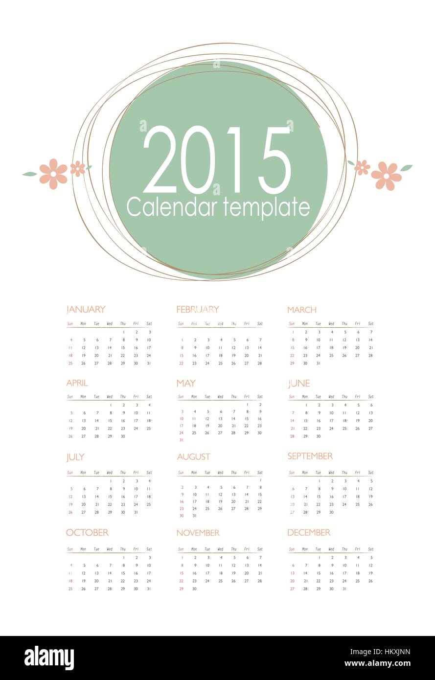 2015 cute Stock Vector Images - Alamy