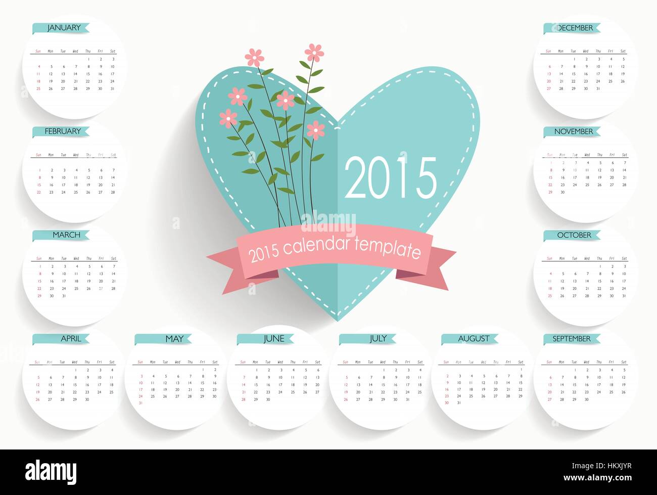 2015 cute Stock Vector Images - Alamy