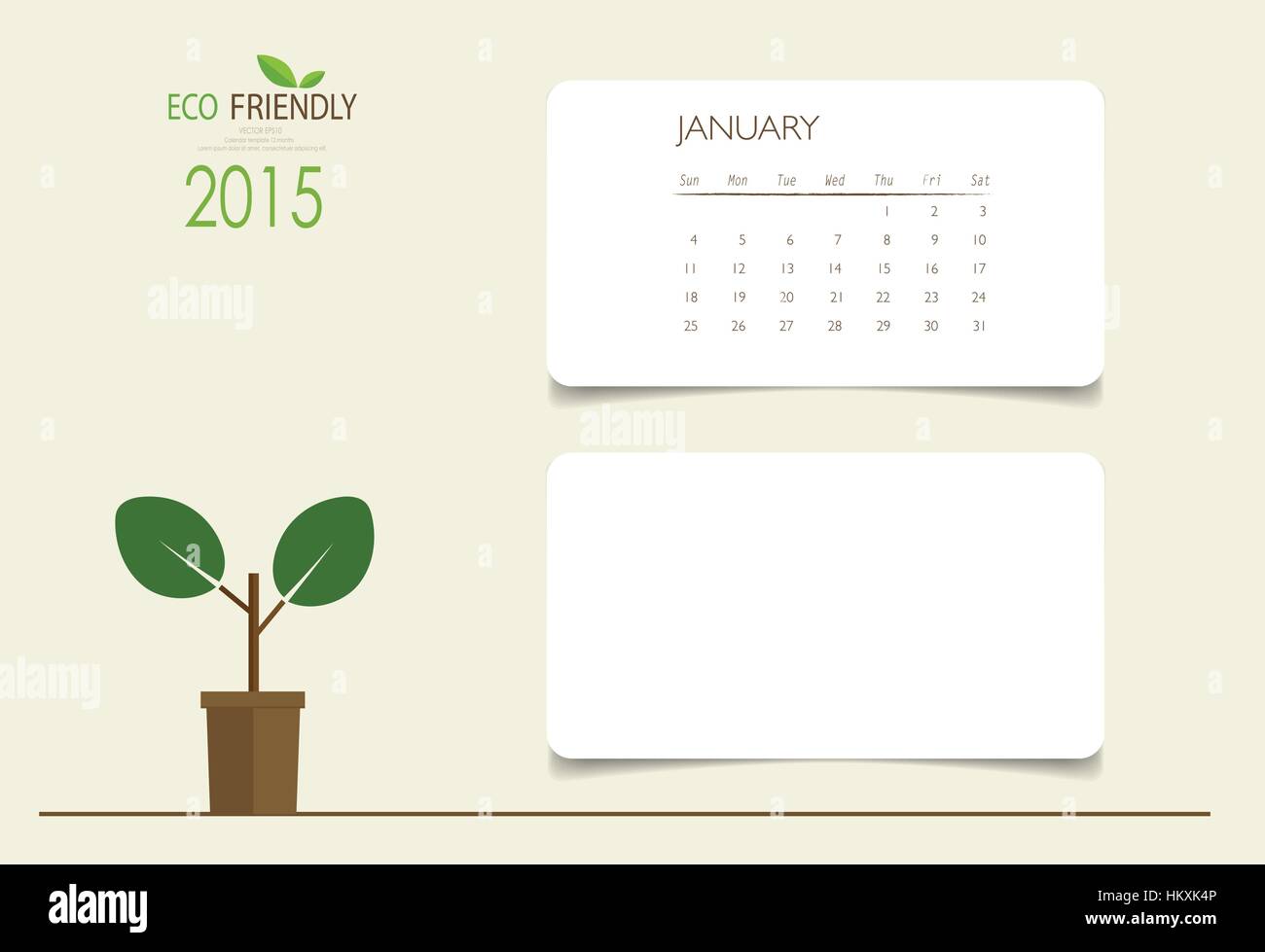 2015 calendar, monthly calendar template for January. Vector ...