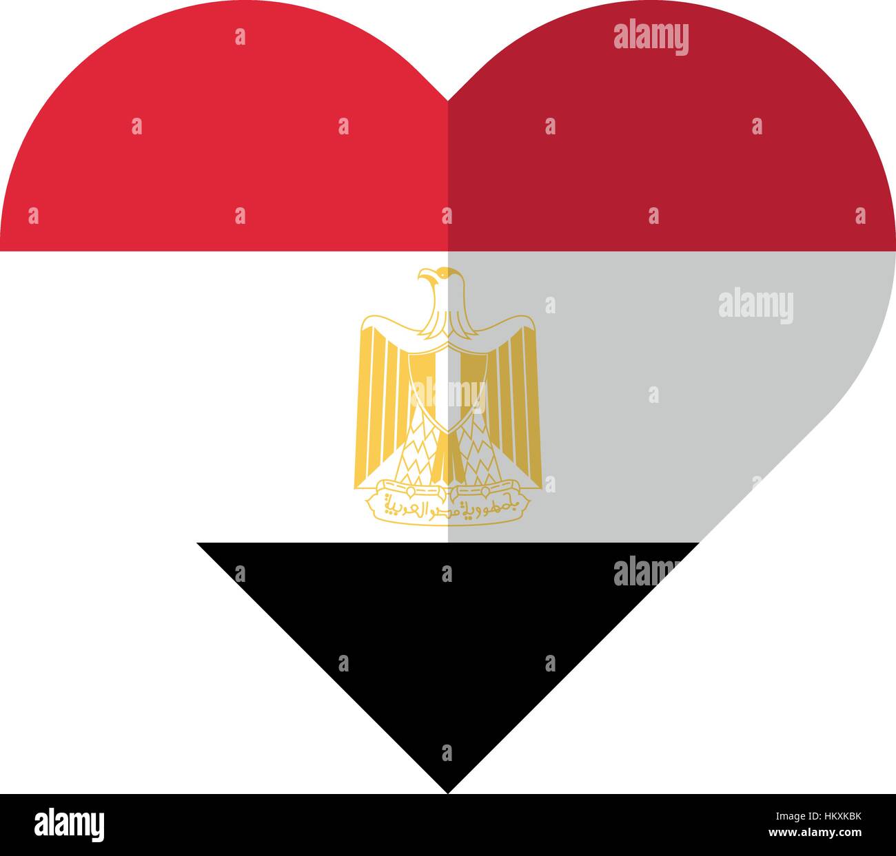 Vector image of the Egypt heart flag Stock Vector Image & Art - Alamy