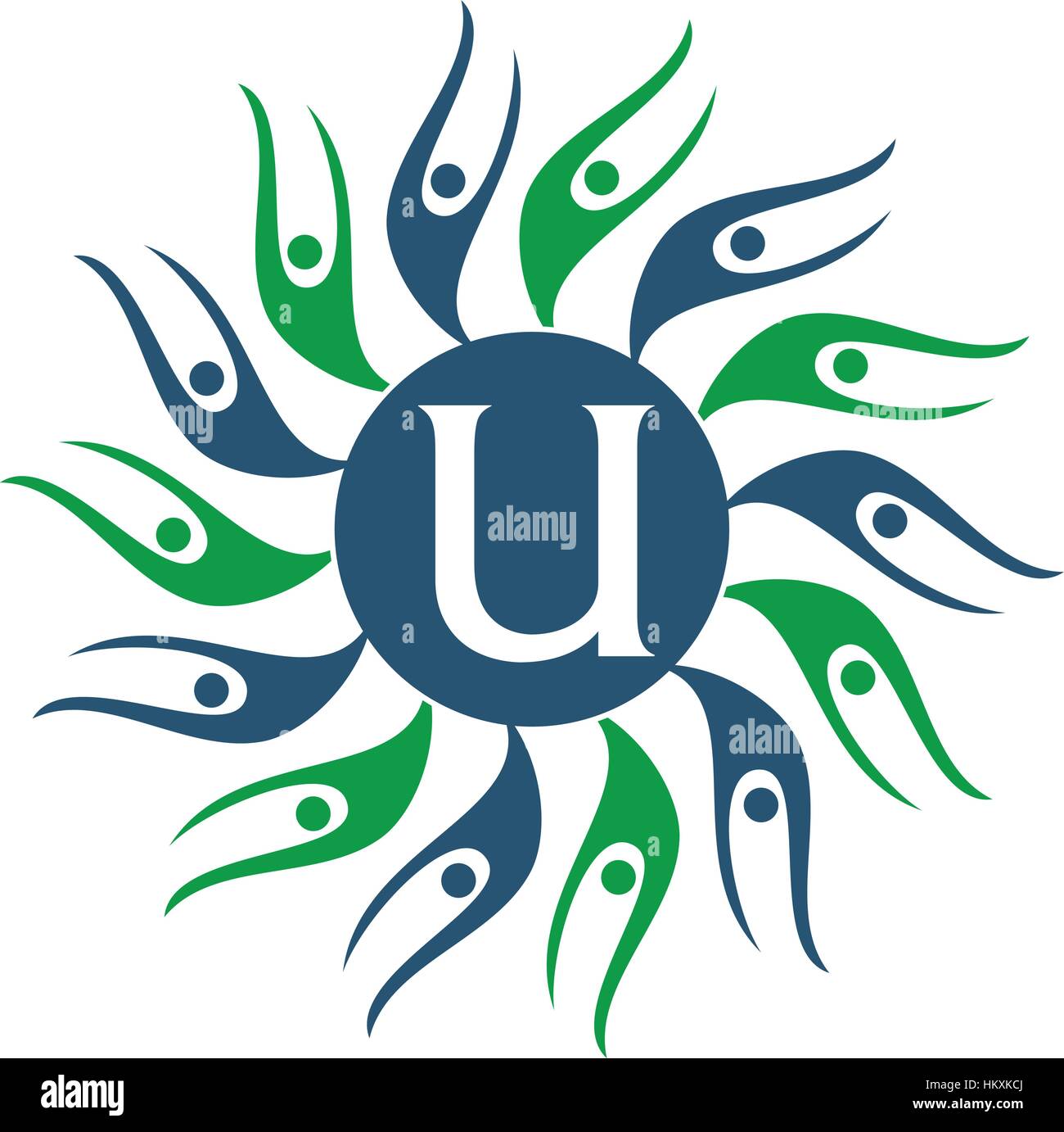 Community Social Initial U Stock Vector Image & Art - Alamy