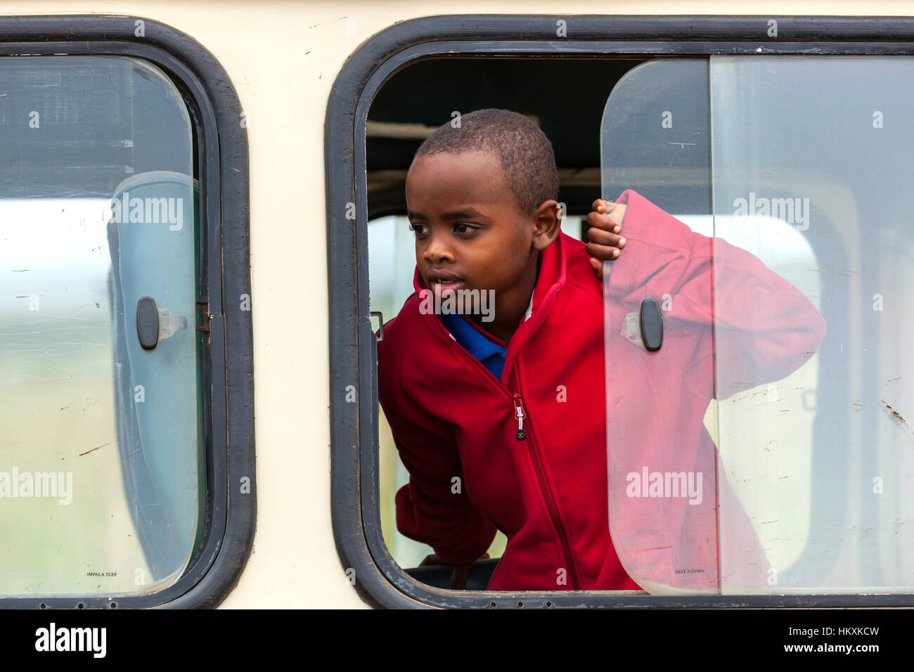 Masai Mara, Kenya - 02 January: Unknown African child People in Kenya ...