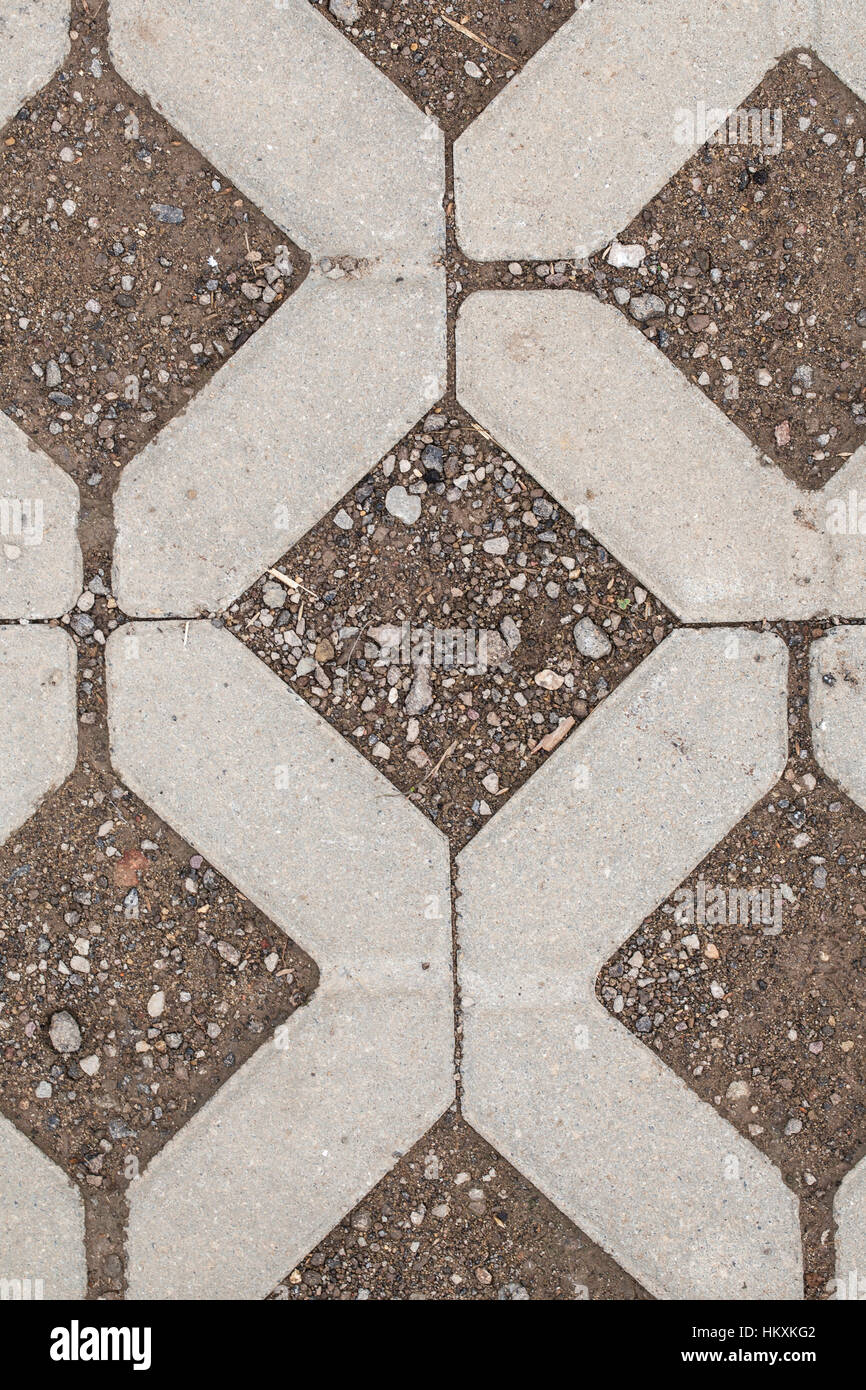 paving tiles in the park Stock Photo - Alamy