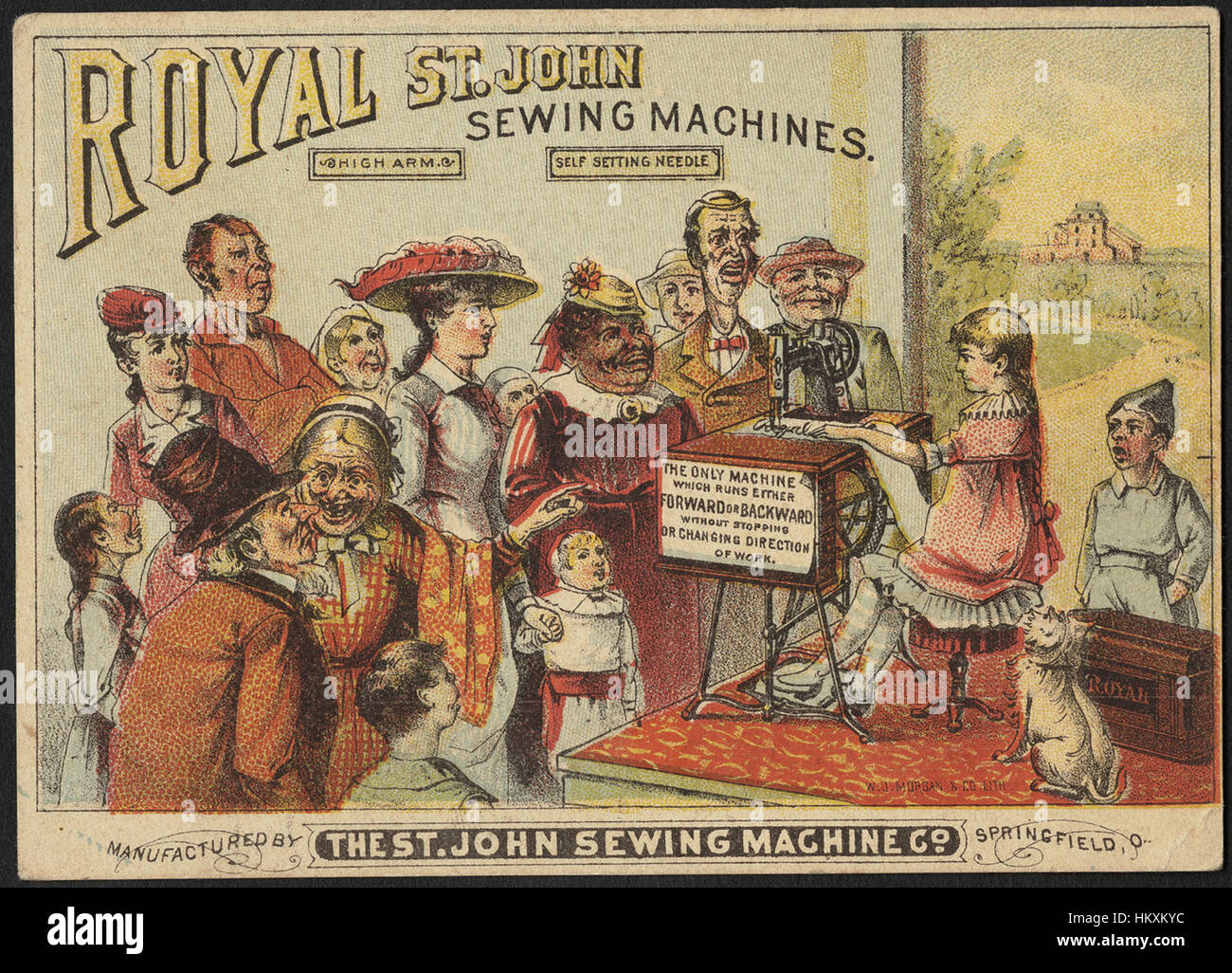 Royal St. John sewing machines. The only machine which runs forward or ...