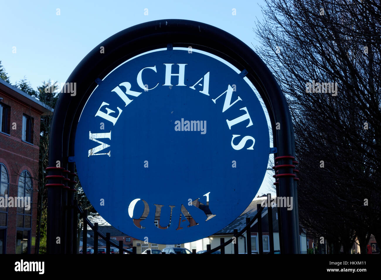 Merchants Quay sign, Merchants Quay, Salford Quays, Salford, Manchester ...