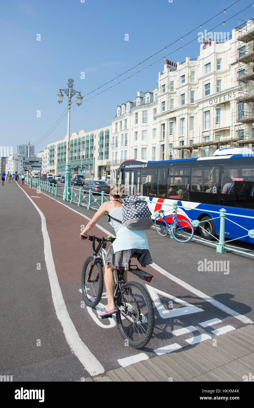 Hove cycle lane hi-res stock photography and images - Alamy