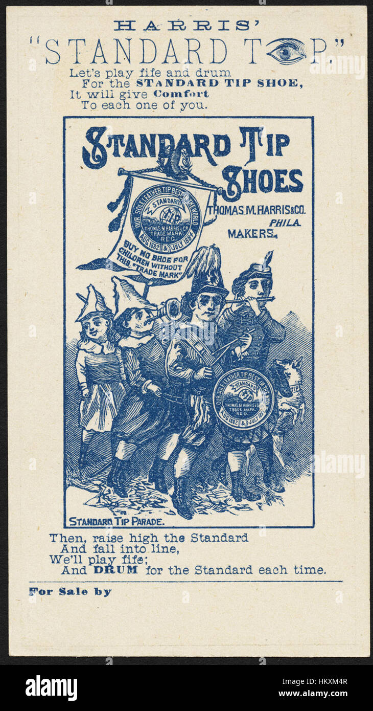 Standard tip shoes, standard tip jubillee. [back] Stock Photo - Alamy