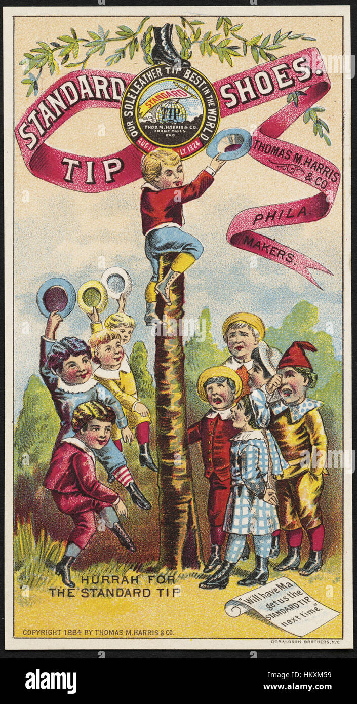 Standard Tip shoes, hurrah for the standard tip Stock Photo - Alamy