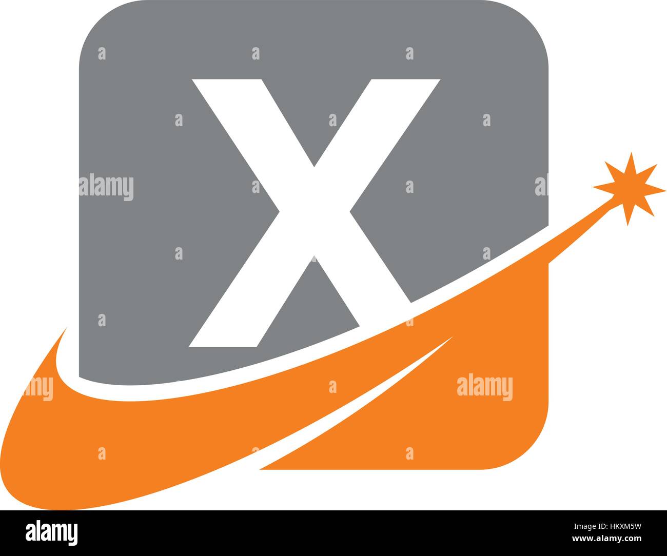 Modern Logo Solution Letter X Stock Vector Image & Art - Alamy