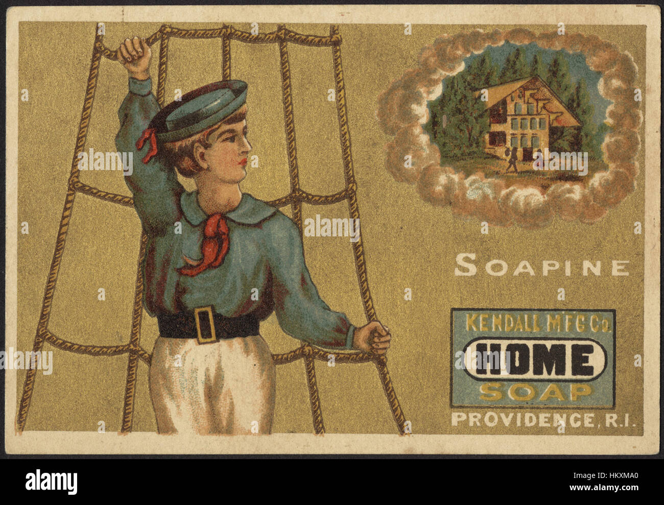 Soapine, Kendall M'f'g. Co. home soap Stock Photo - Alamy