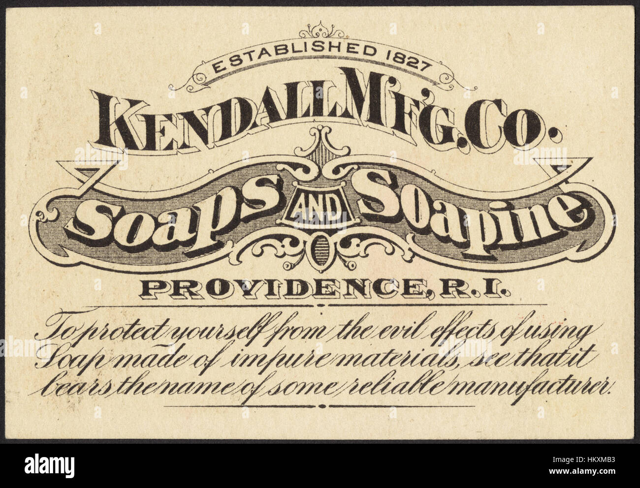 Soapine gilt edge French Laundry soap [back] Stock Photo - Alamy