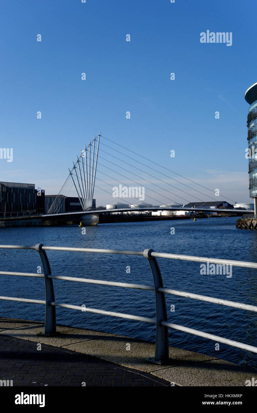 Media City Swing Bridge Stock Photos & Media City Swing Bridge Stock ...