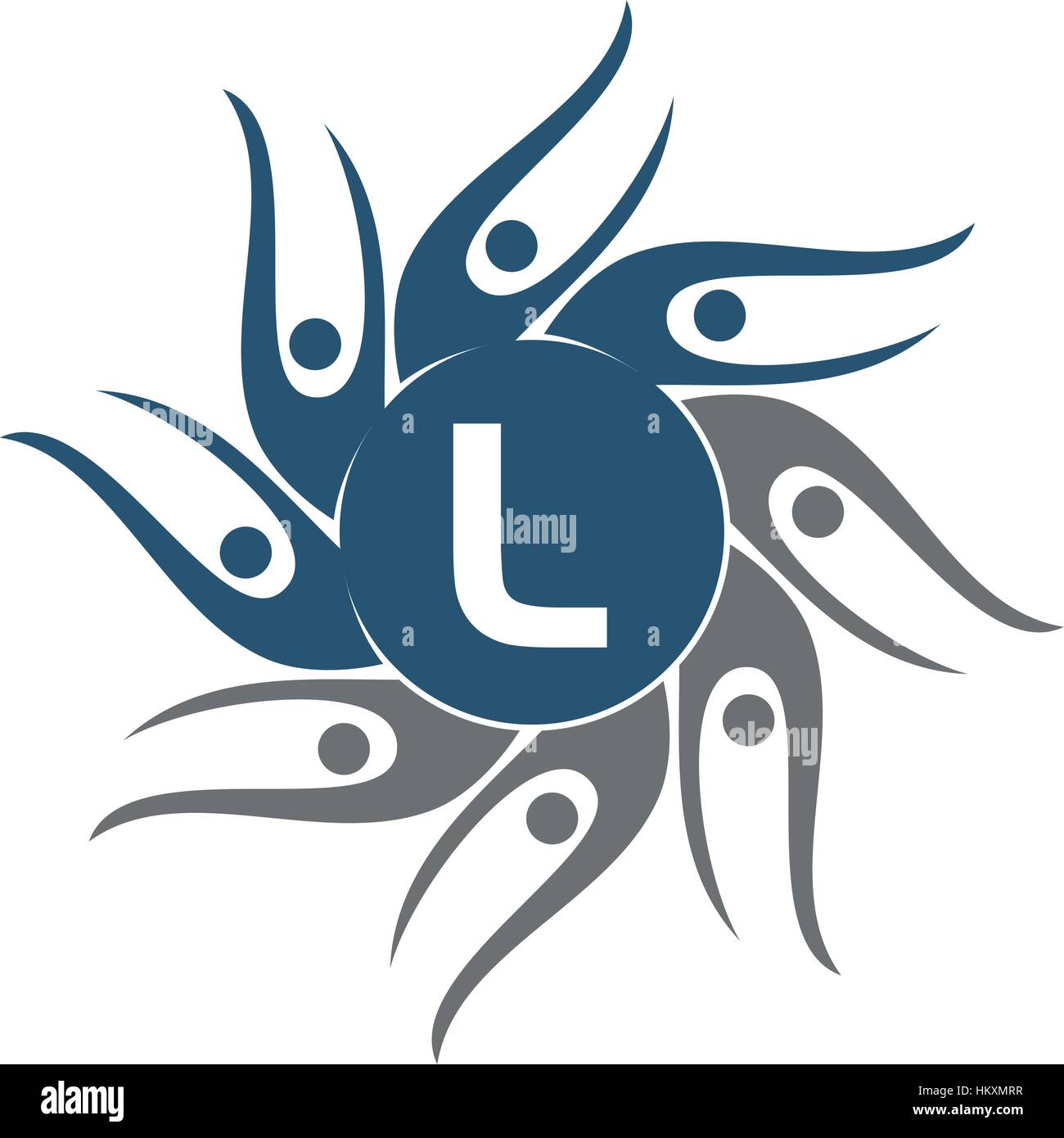 Community Social Initial L Stock Vector Image & Art - Alamy