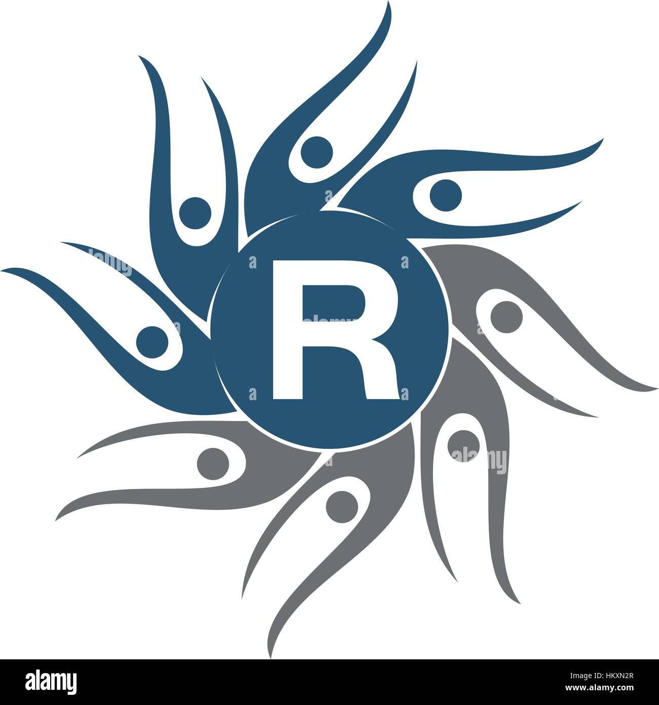 Initial r Cut Out Stock Images & Pictures - Alamy