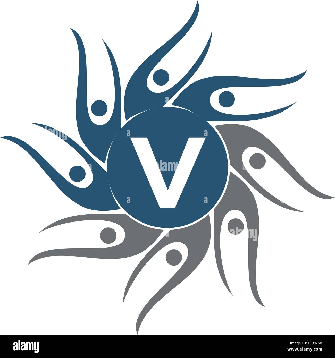 Initial v Stock Vector Images - Alamy