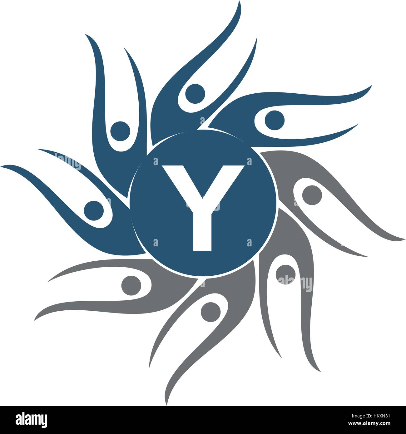 Initial y Stock Vector Images - Alamy