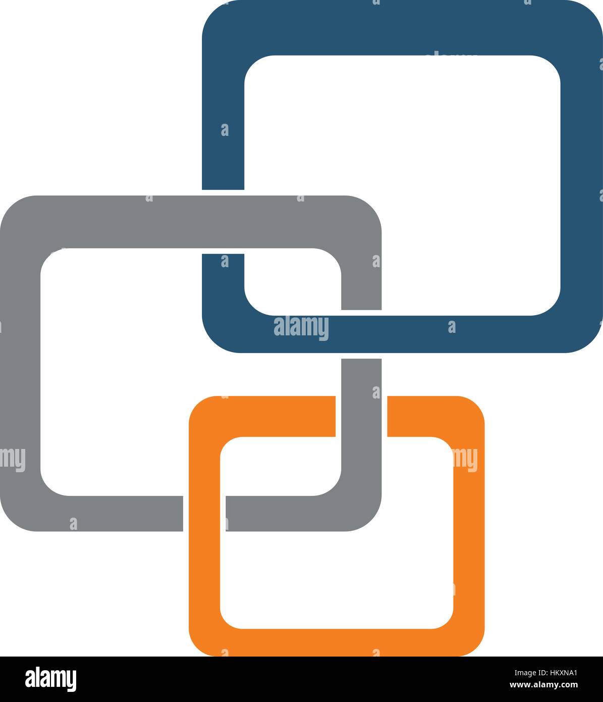 The chain of friendship Stock Vector Images - Alamy