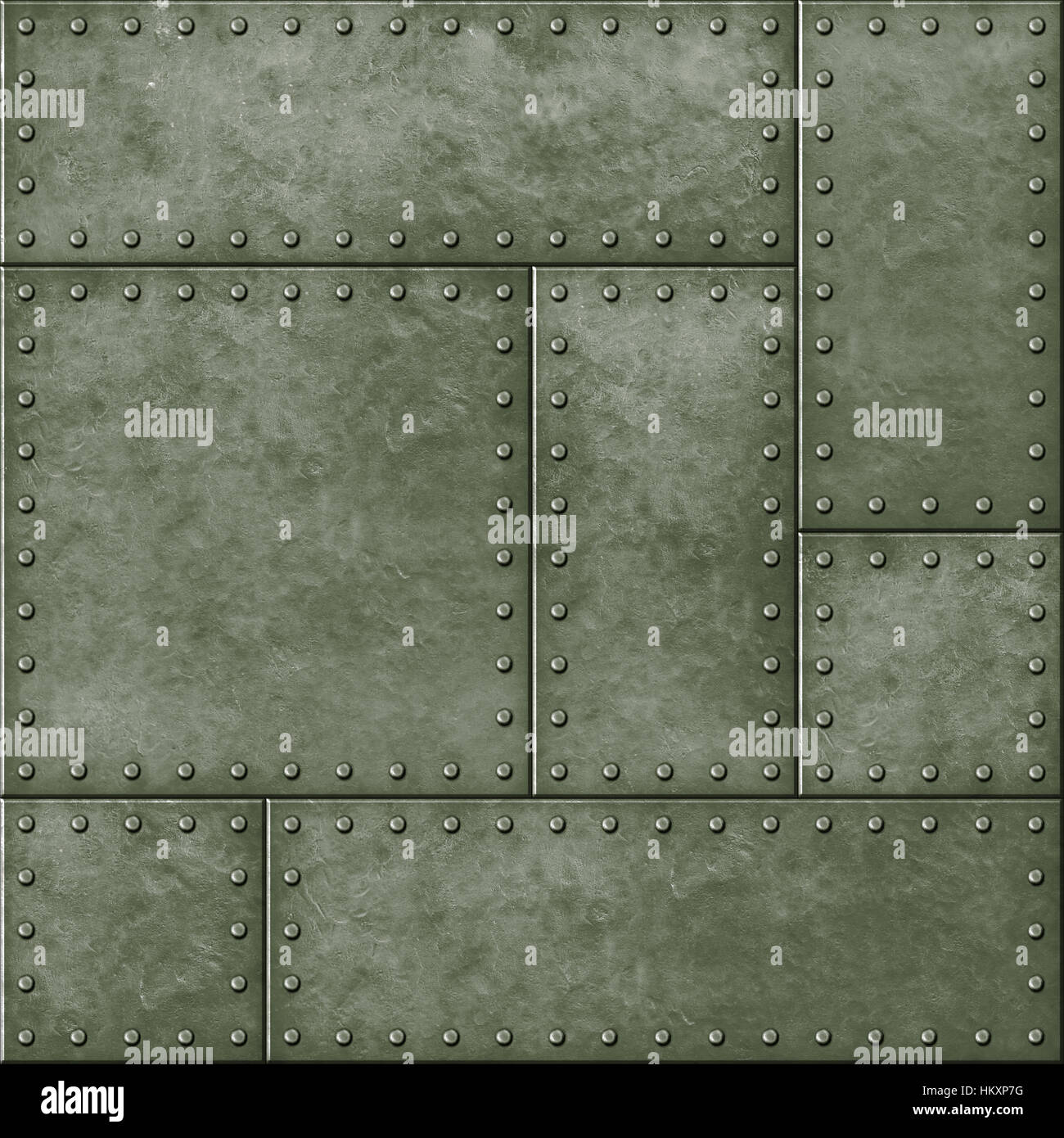 metal military green seamless background with rivets Stock Photo - Alamy
