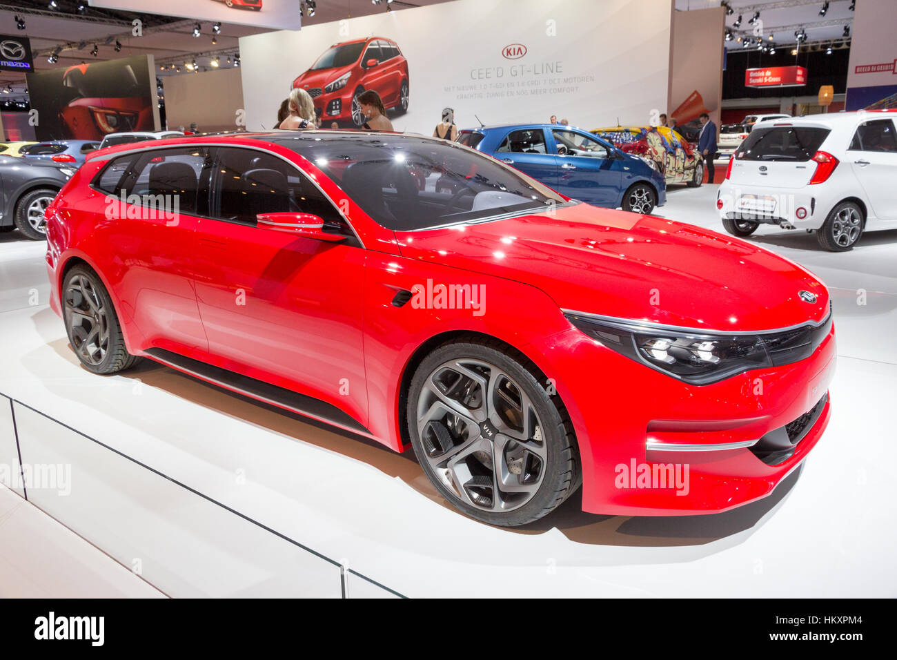 AMSTERDAM - APRIL 16, 2015: KIA Sportspace shown at the AutoRAI 2015 ...