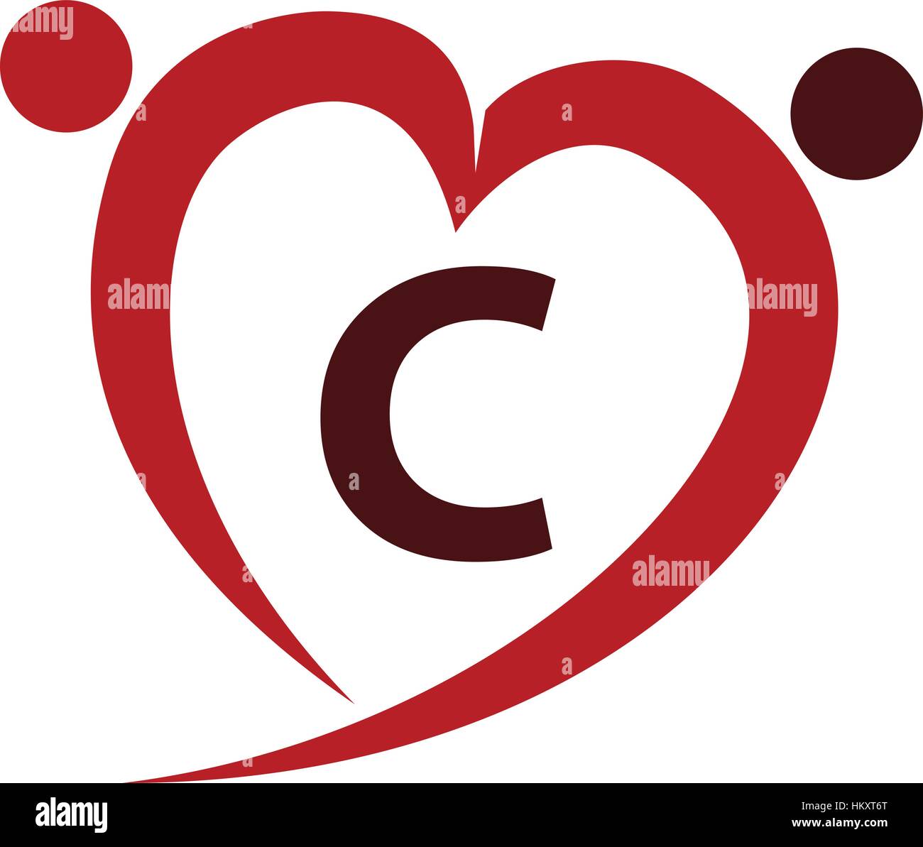 Love Initial C Stock Vector Image & Art - Alamy