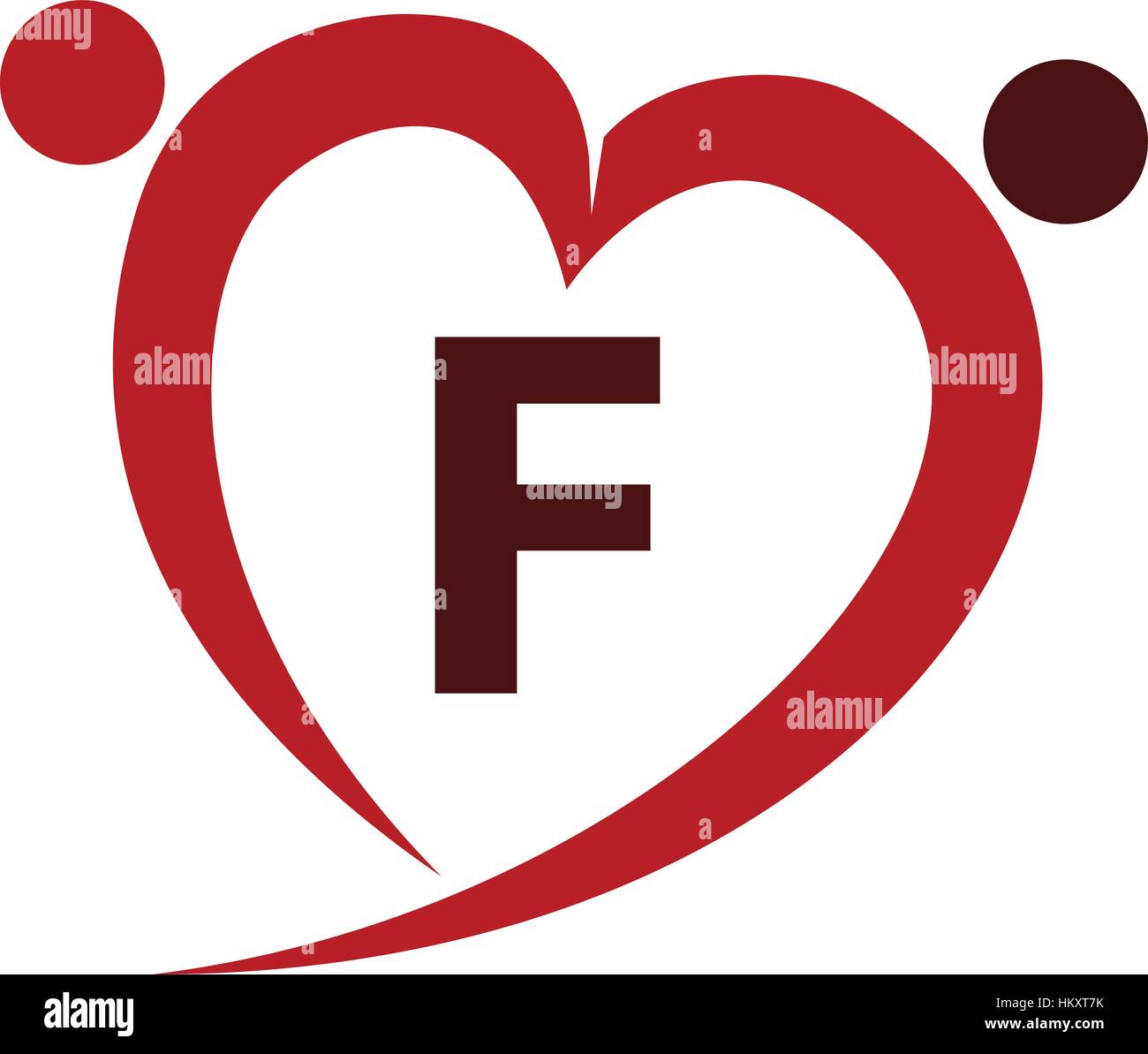 Love Initial F Stock Vector Image & Art - Alamy