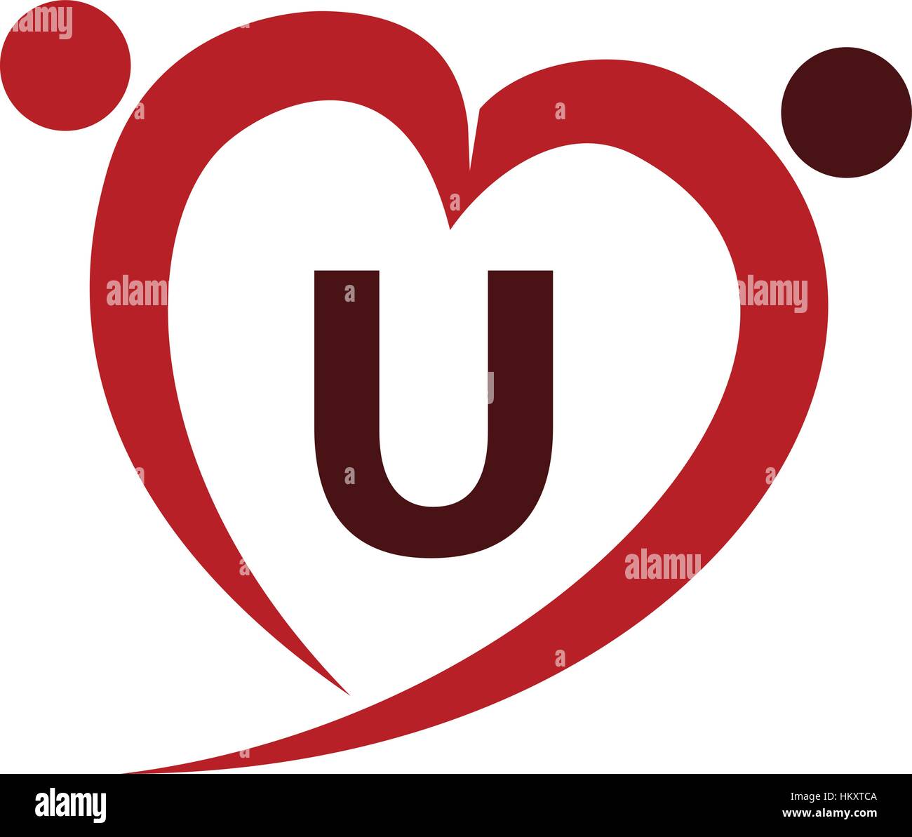 U love me sign Stock Vector Images - Alamy