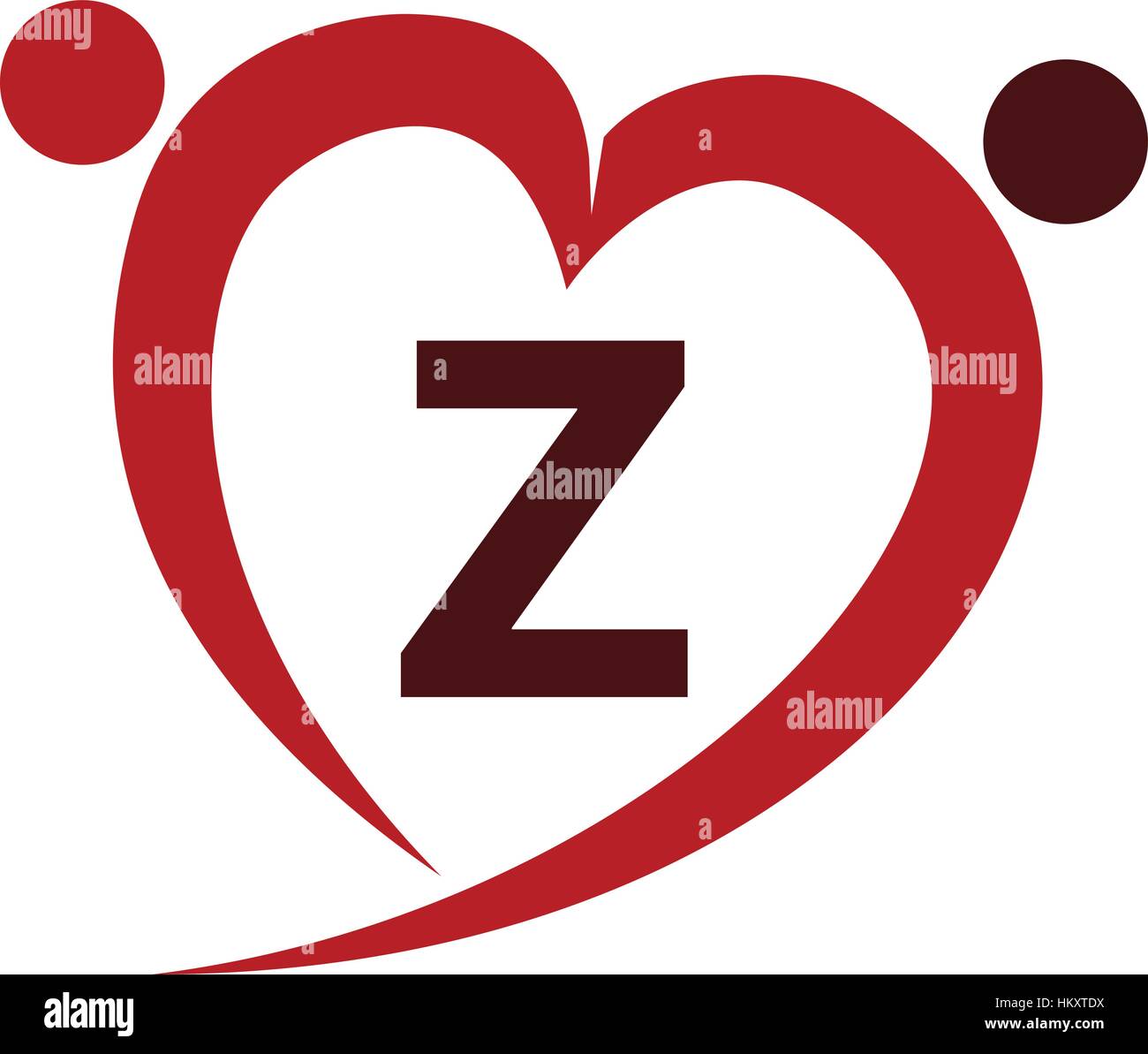 Love Initial Z Stock Vector Image & Art - Alamy