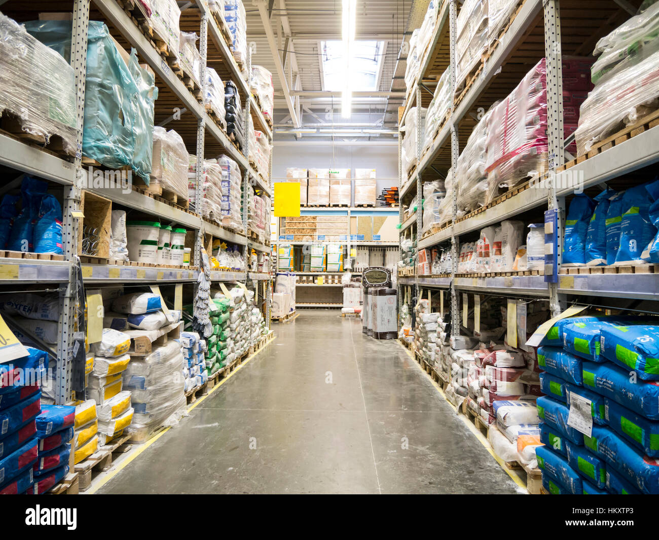 Building materials in warehouse hi-res stock photography and images - Alamy