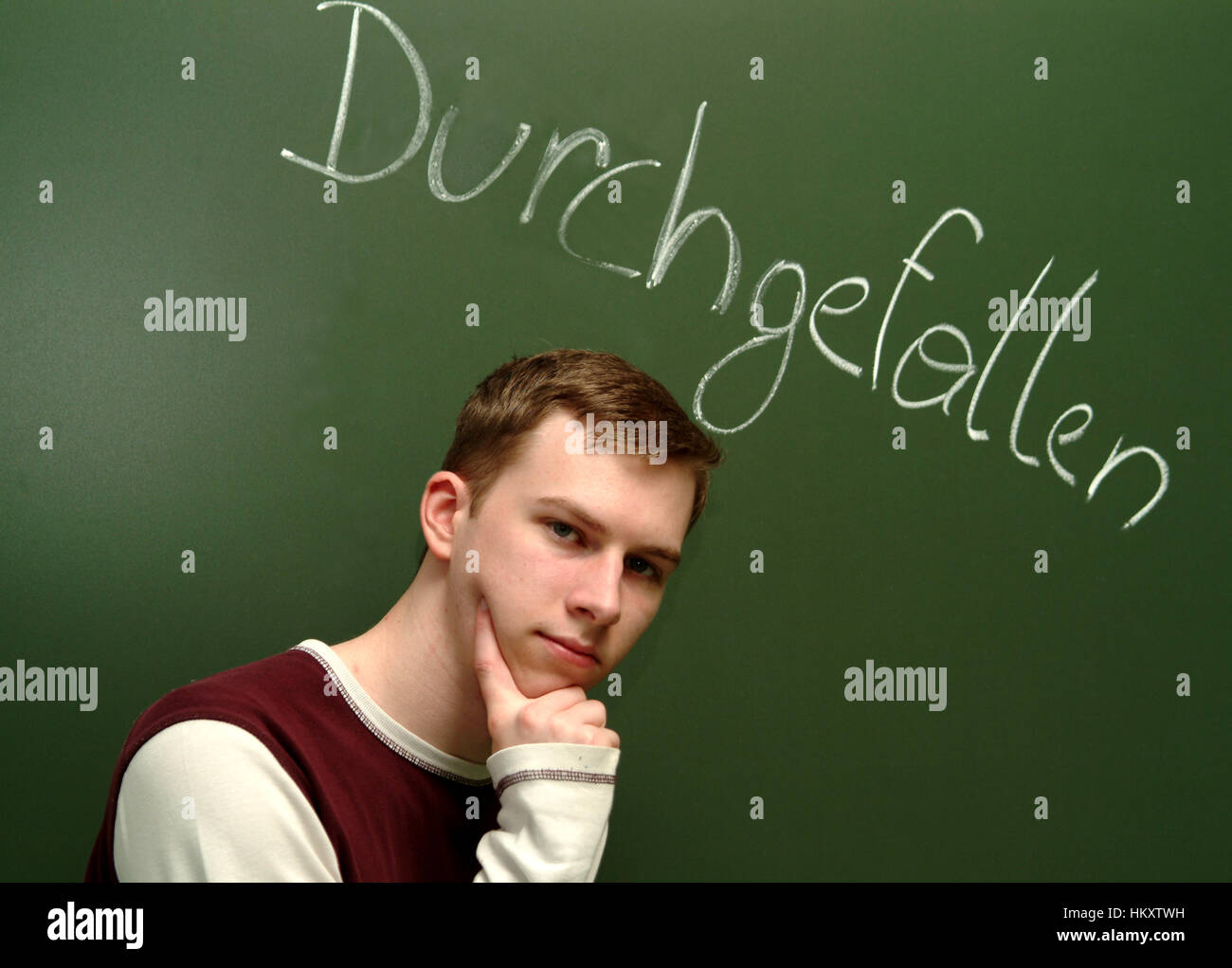 Failed school leaving examination Stock Photo - Alamy