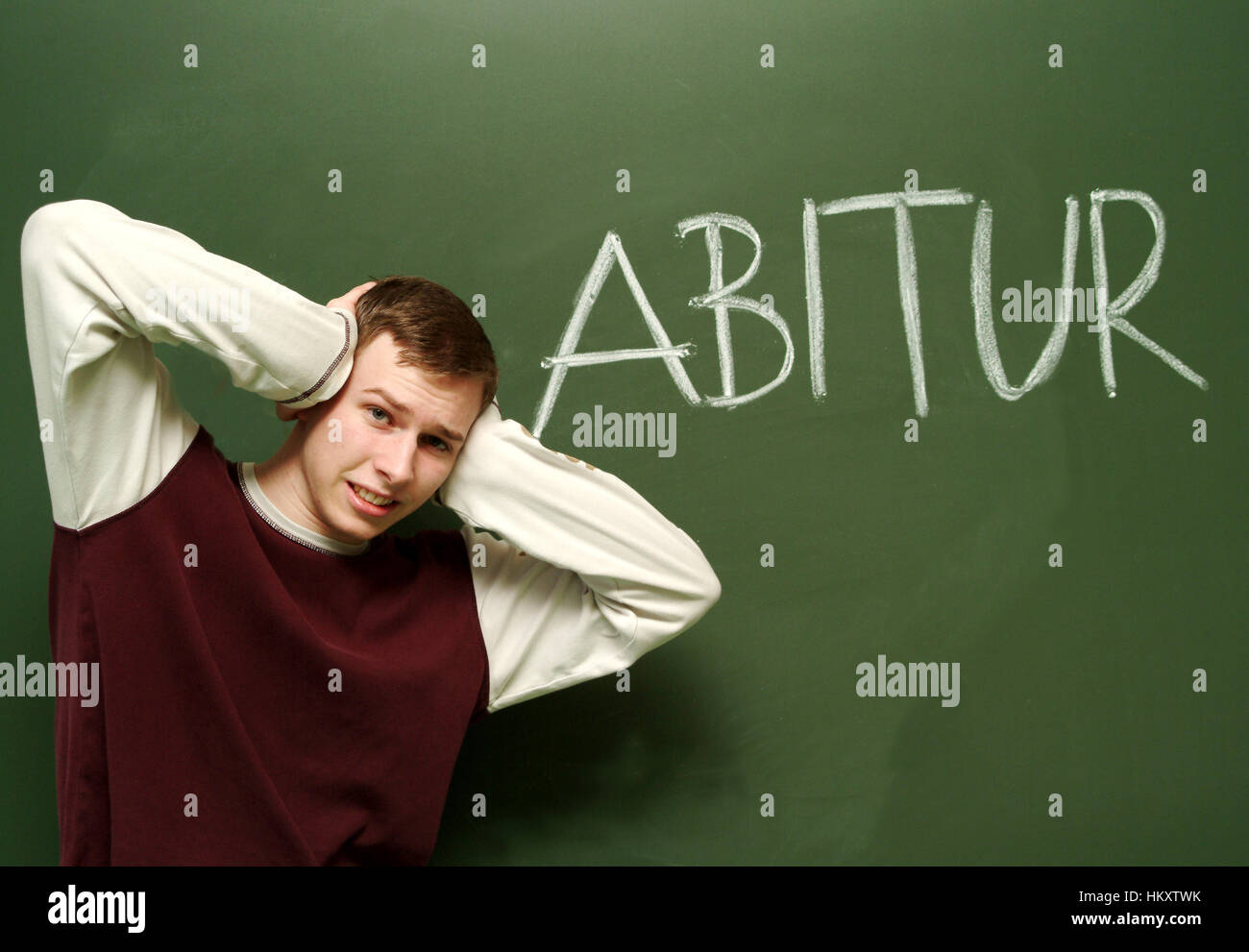 High school graduation, school leaving examination Stock Photo - Alamy