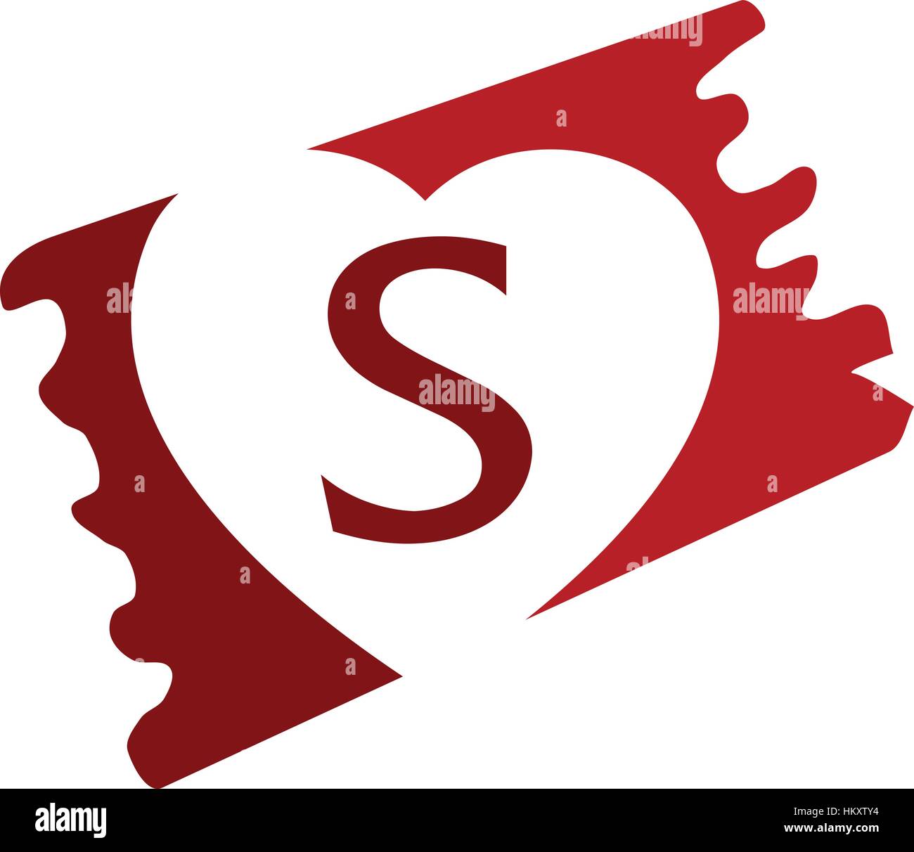 Love Initial S Stock Vector Image & Art - Alamy