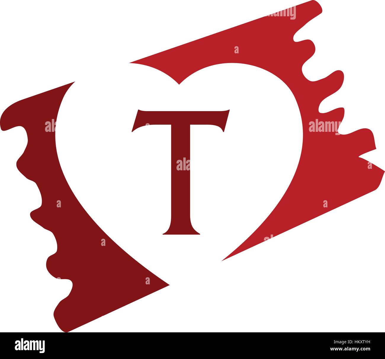 Initial t Stock Vector Images - Alamy