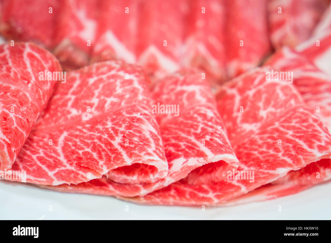 Raw fresh beef Stock Photo - Alamy