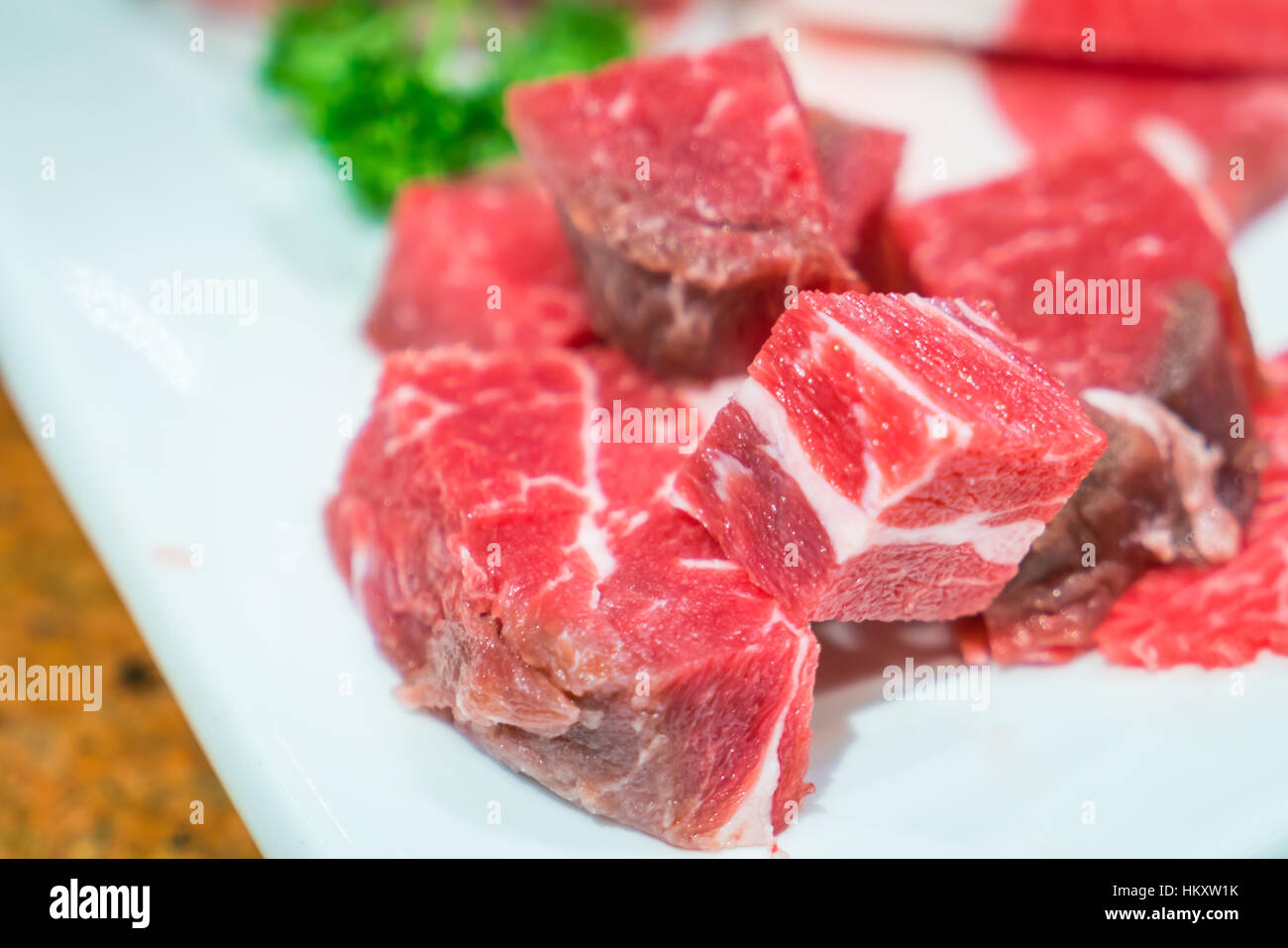 Raw fresh beef Stock Photo - Alamy