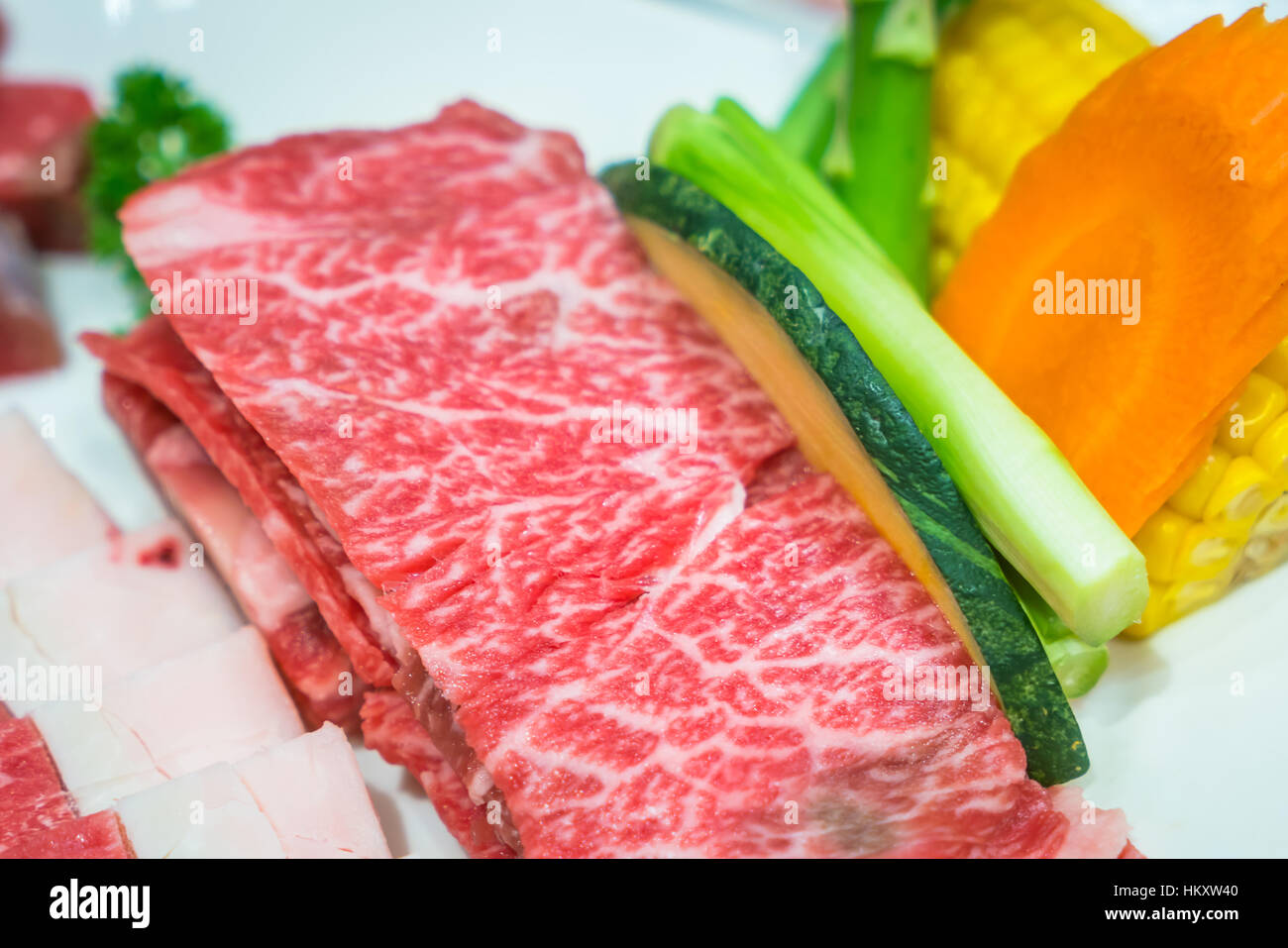 Raw fresh beef Stock Photo - Alamy
